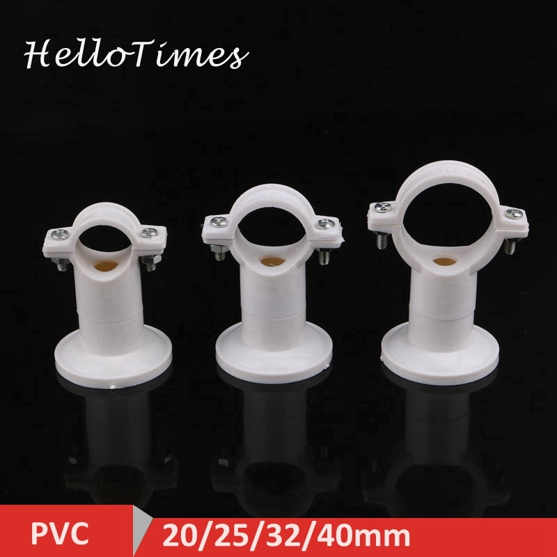 4pcs 20mm 25mm 32mm 40mm PVC Pipe Clamp Support Br... – Grandado