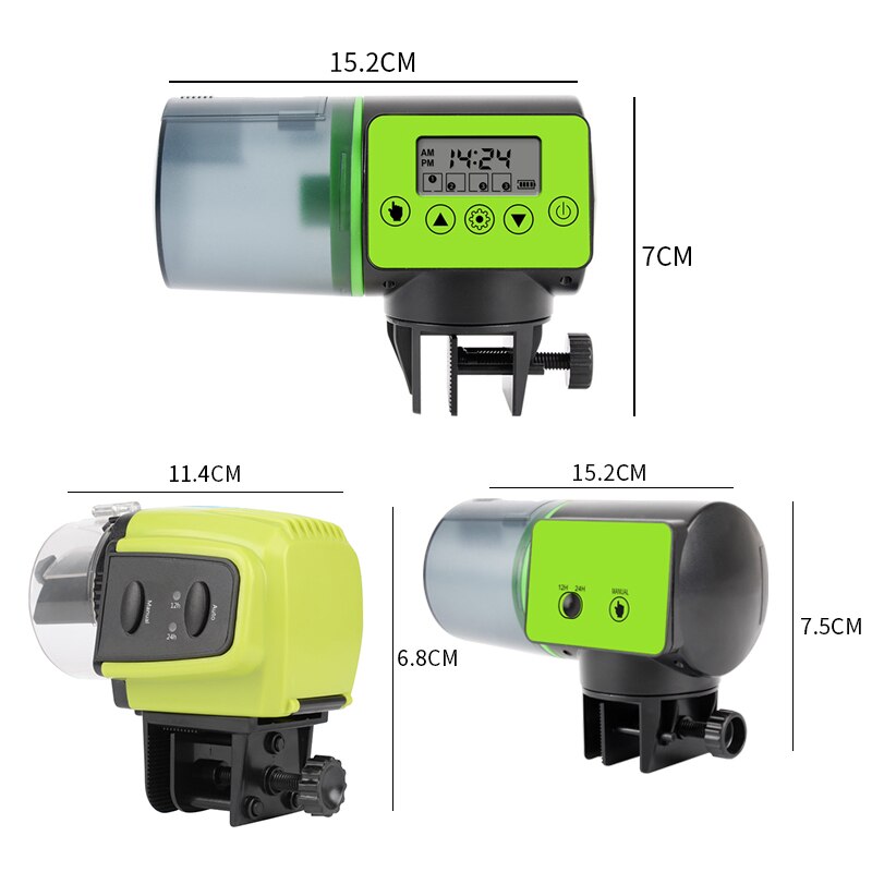 200ML Smart Automatic Fish Feeder Aquarium Fish Ta... – Vicedeal