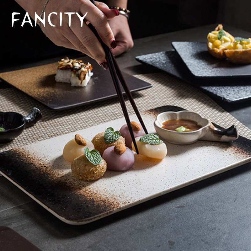FANCITY Japanese-style flat plate restaurant flat ... – Vicedeal