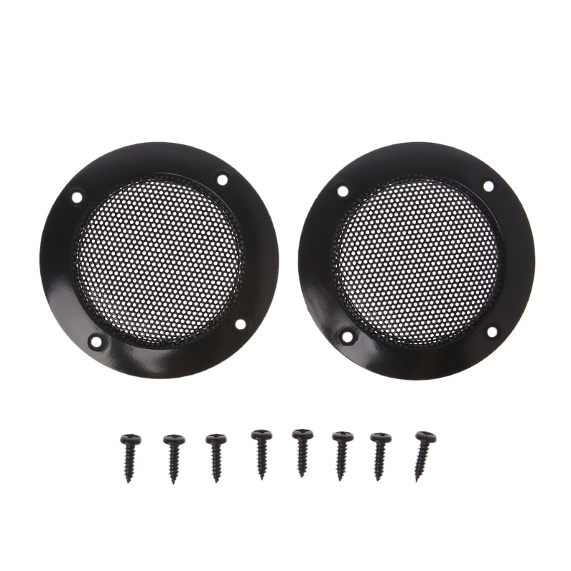 2PCS 2 Inch Black Car Speaker Grill Mesh Enclosure... – Grandado