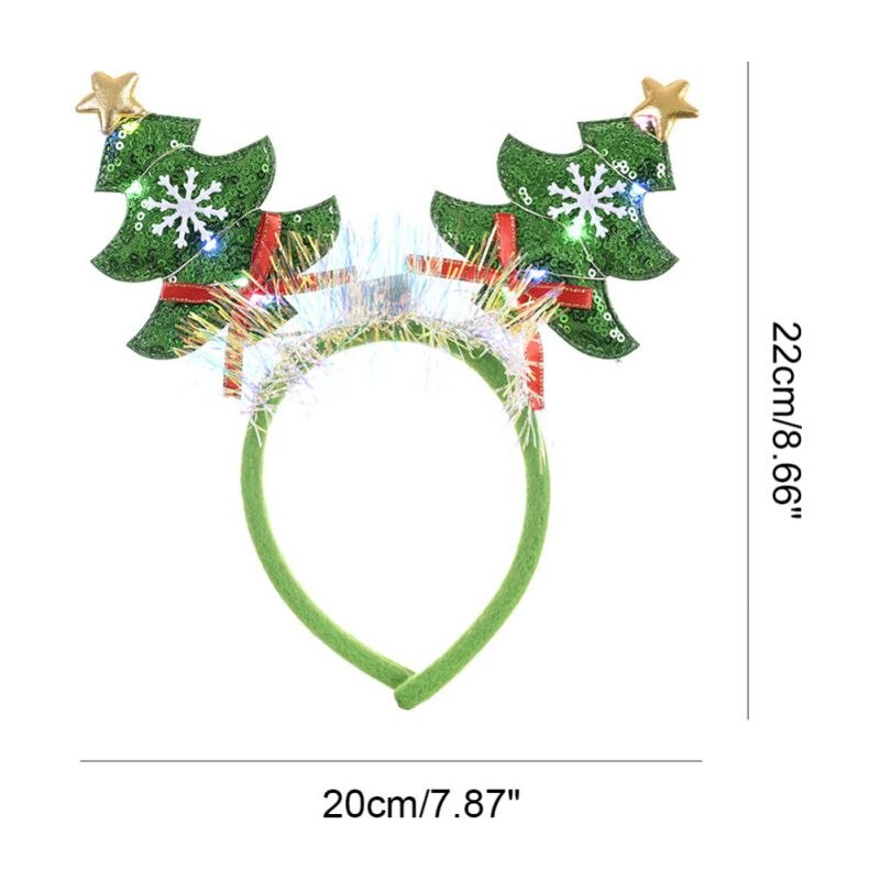 Christmas Santa Headbands Reindeer Antlers Christm... – Grandado