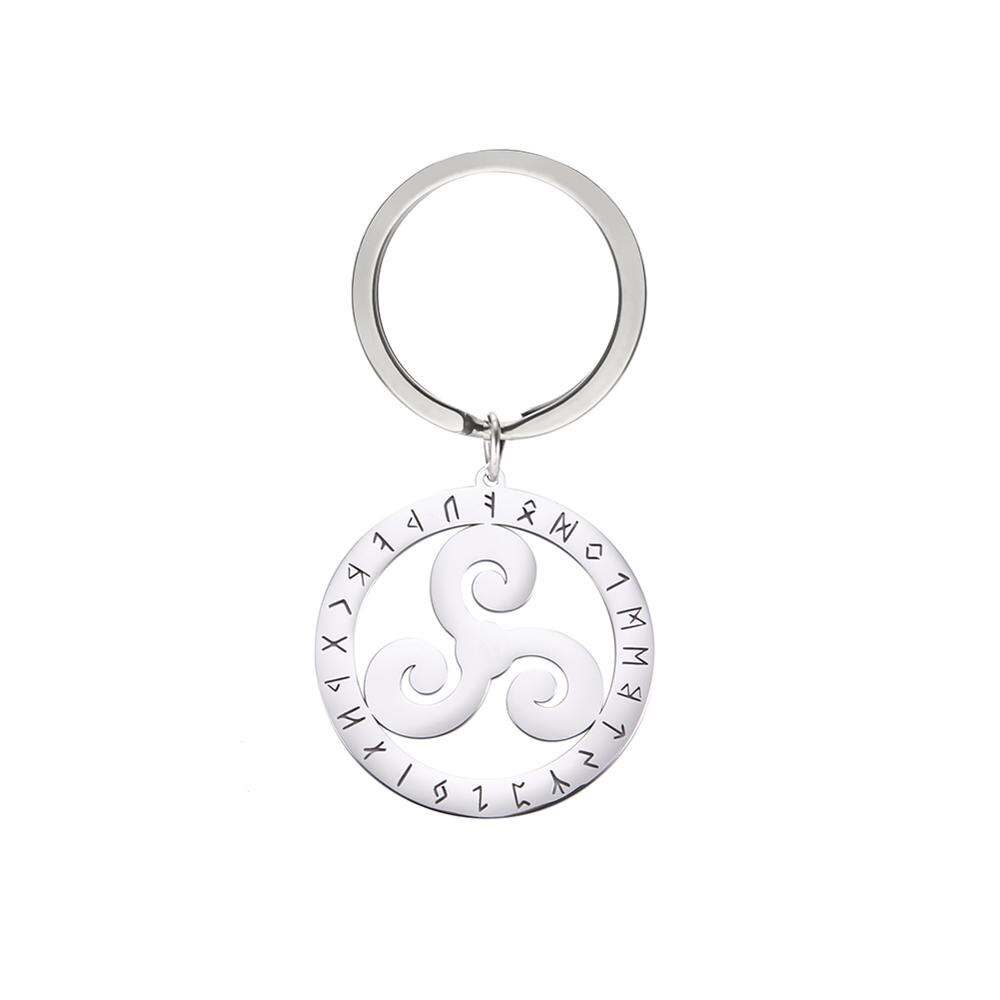 SKYRIM Valknut Triskelion Nordic Runes Car Key Cha... – Vicedeal