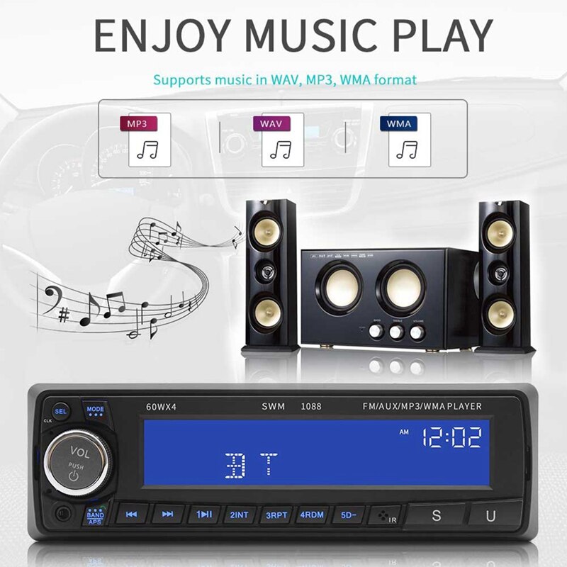 Bluetooth Autoradio Mp3 Speler Stereo Usb Aux Auto... – Vicedeal