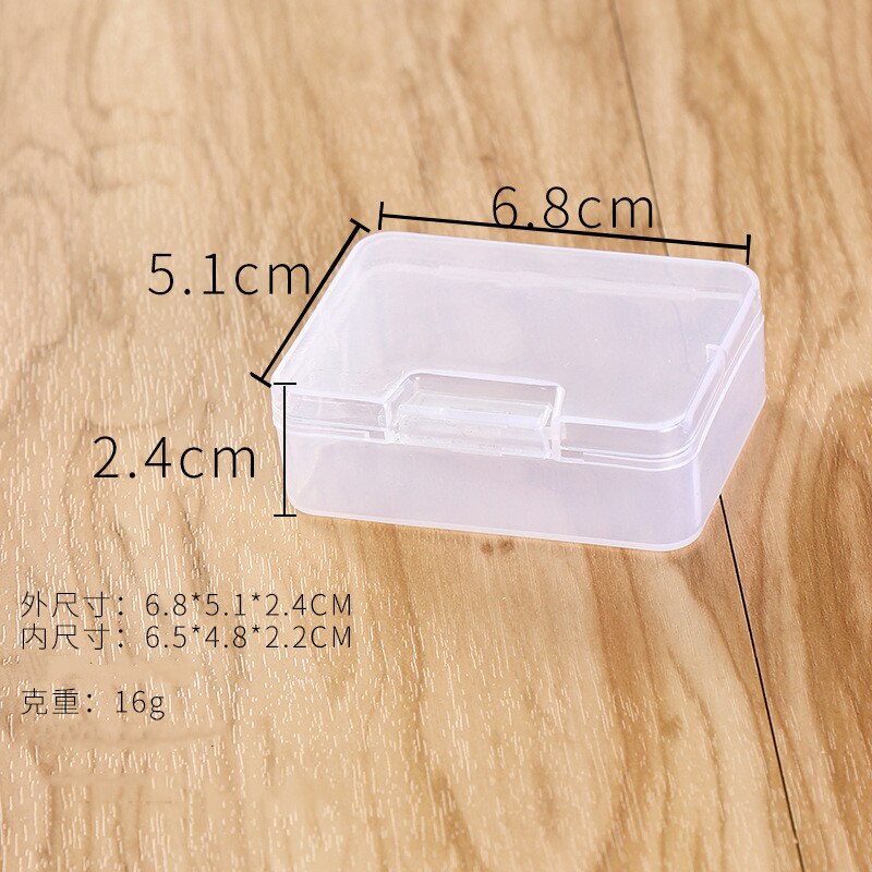 1pcs Snap-on Mini PP Empty Box Plastic PP Transpar... – Grandado