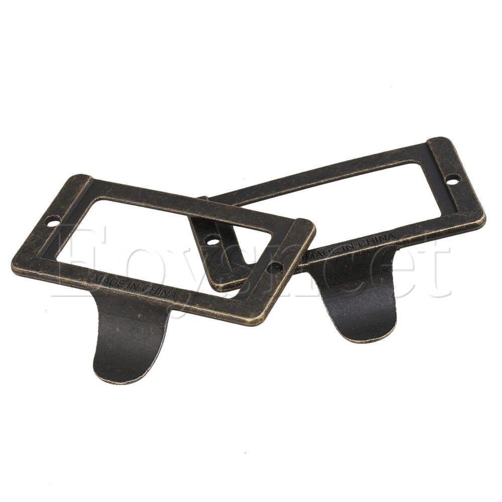 2 Stuks Antieke Massief Lade Label Frame Kaarthoud... – Grandado