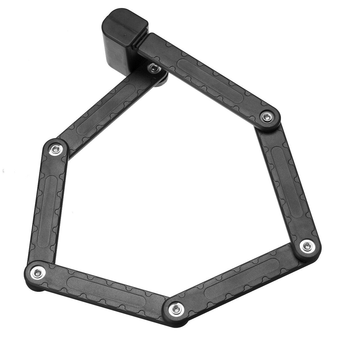 one Black neutral folding lock bicycle lock anti-t... – Vicedeal