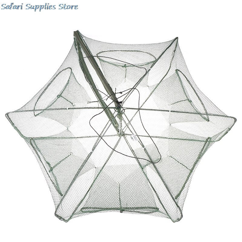 Portable 6 Holes Folded Hexagon Fishing Net Networ... – Grandado