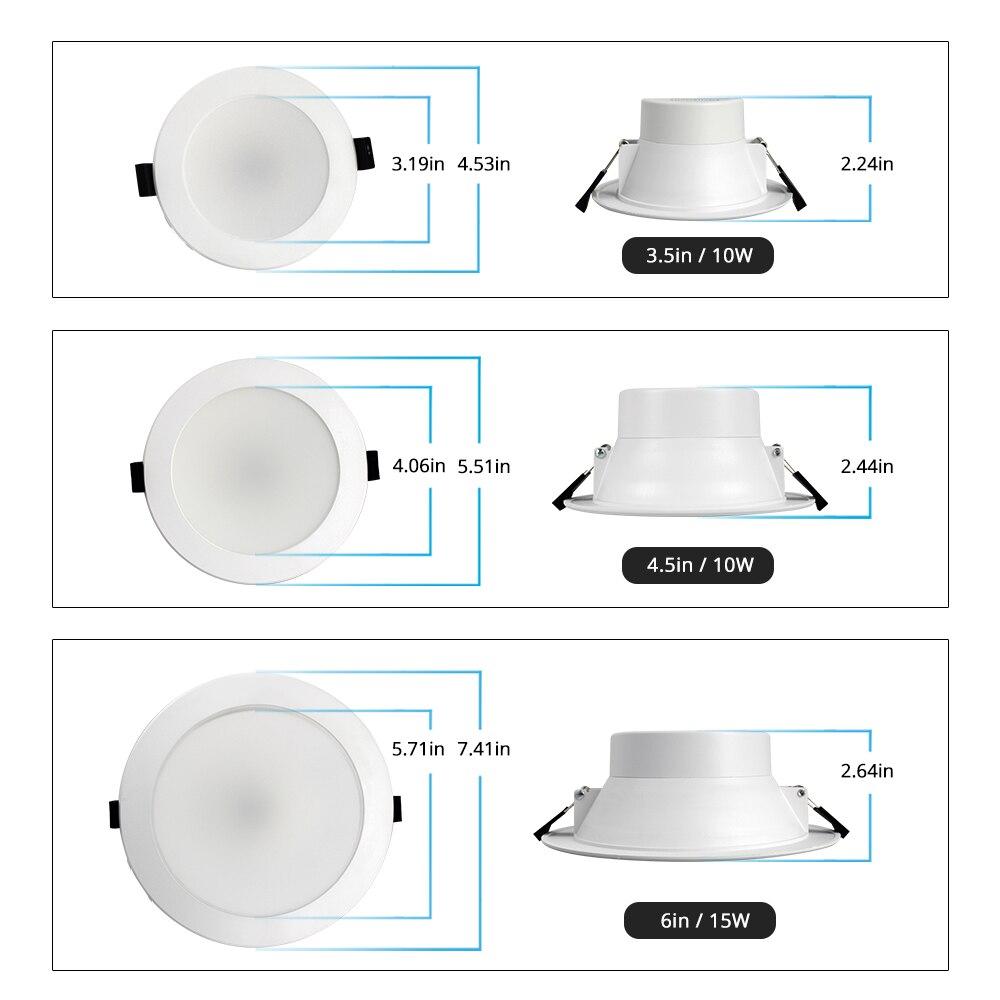 Zemismart Zigbee Smart Led Licht 6 Inch Rgbw Downl... – Grandado Zemismart Zigbee Smart Led Licht 6 Inch Rgbw Downl... – Grandado