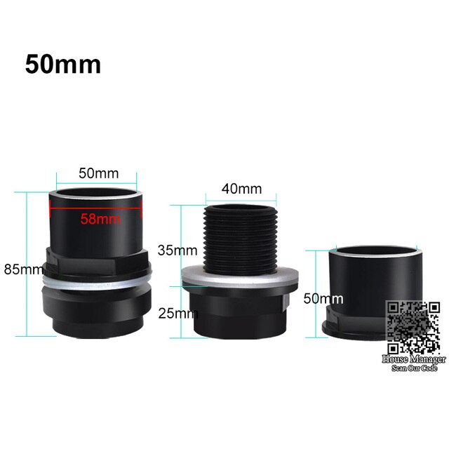 Aquarium Water Pipe Tube Connector Nozzle, Inner D... – Grandado