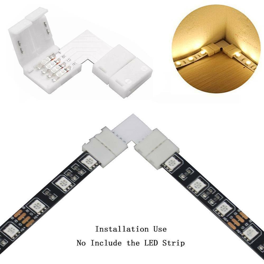 10PCS Led-leuchten mit Ecke Joint Stecker 12V DC S... – Vicedeal