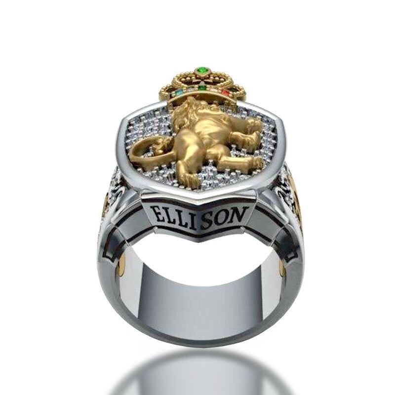 Leeuwenkop Micro Pave Rhinestone Iced Out Bling Me... – Grandado