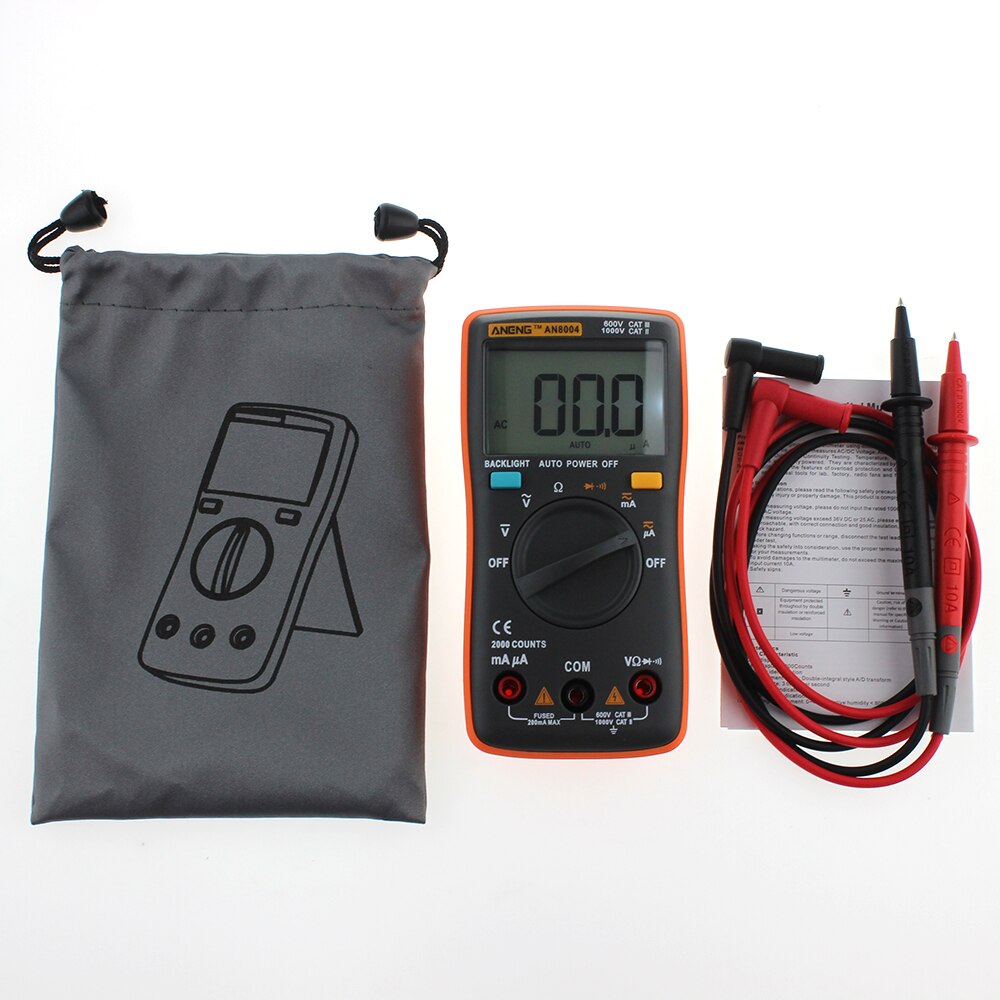 ANENG AN8004 LCD Auto Gamma Multimetro Digitale Vo... – Vicedeal