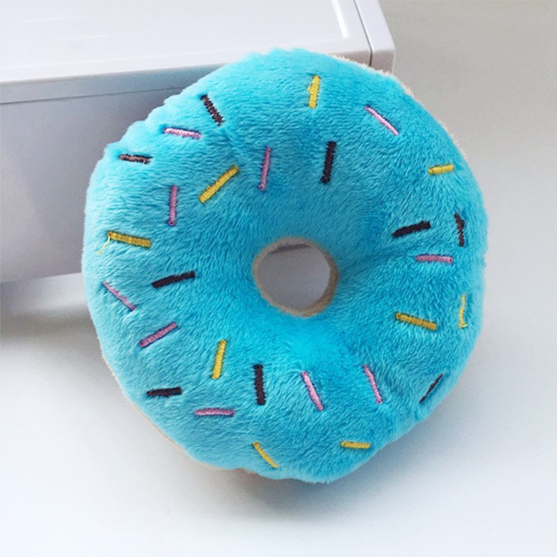 Soft Dog Donuts Plush Pet Dog Toys For Dogs Chew T... – Grandado