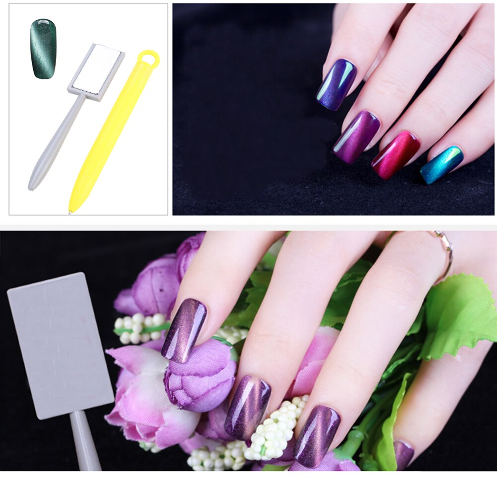 11Pc 3D Nail Tools Cat Eye Magnetic Rod Powerful M... – Grandado