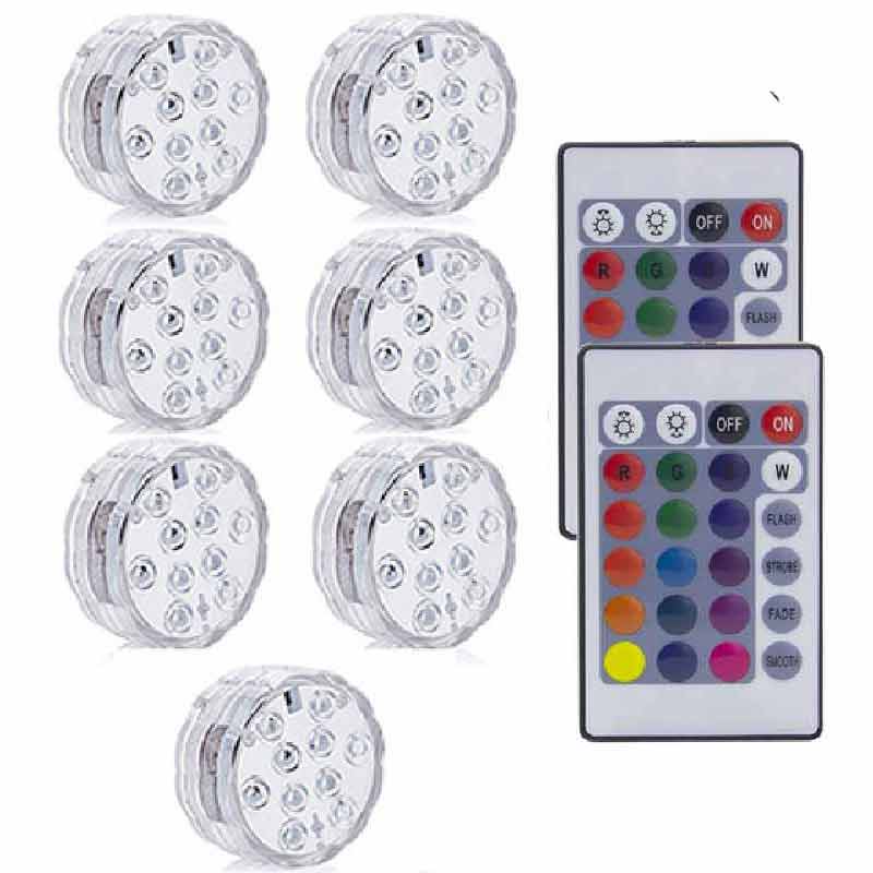 10LED Rgb Led Onderwater Licht Vijver Dompelpompen... – Vicedeal
