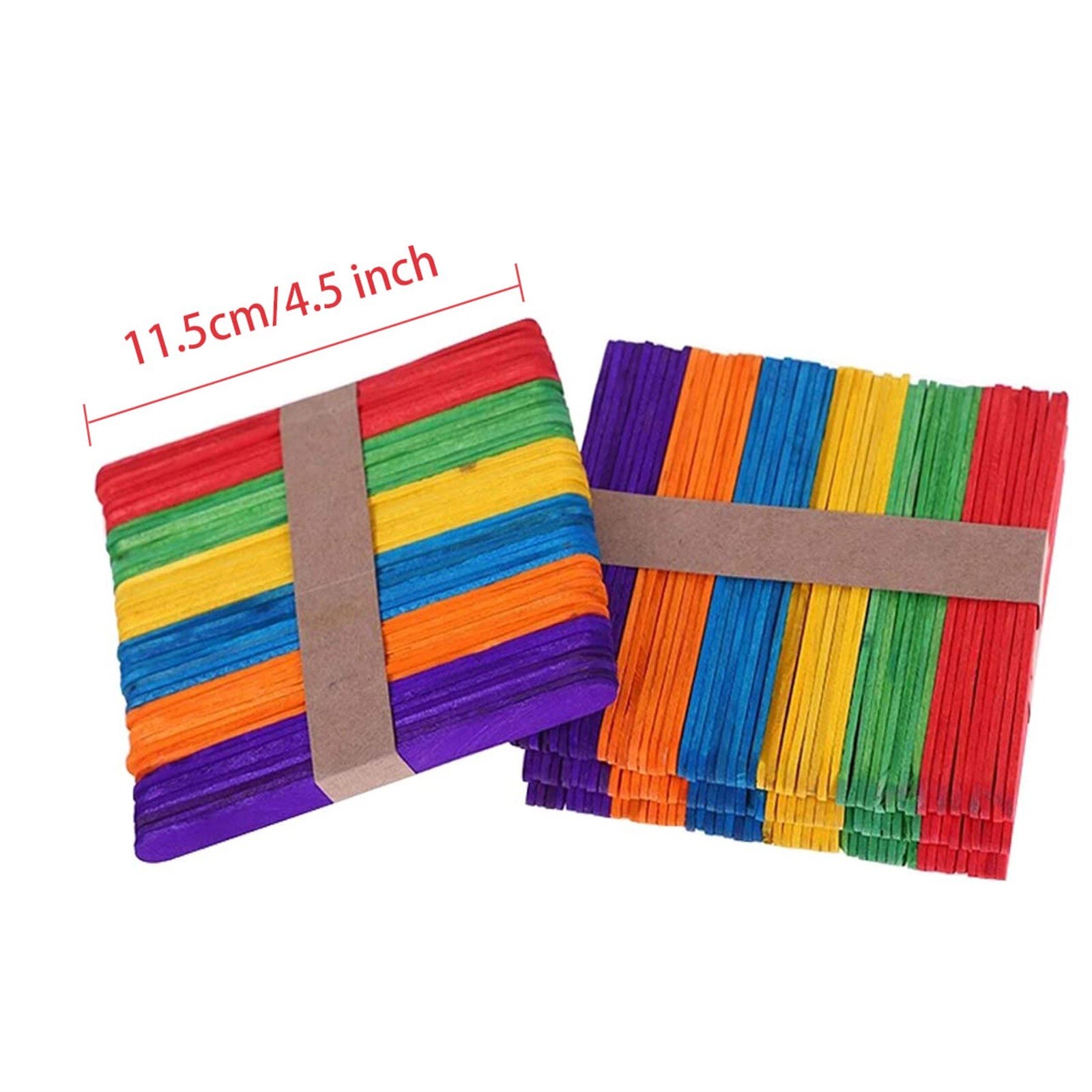 Colorful Popsicle Sticks For crafts Large Color Cr... – Vicedeal