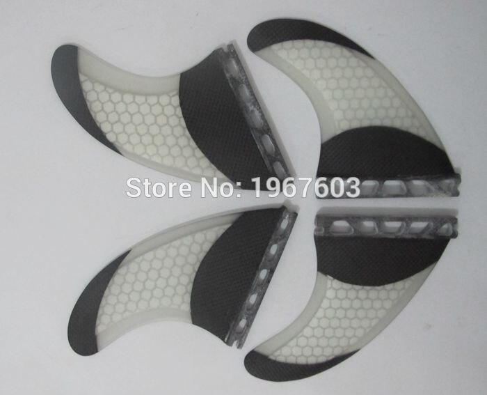 Quad set Surf fin Future carbon honeycomb G5 surfi... – Grandado