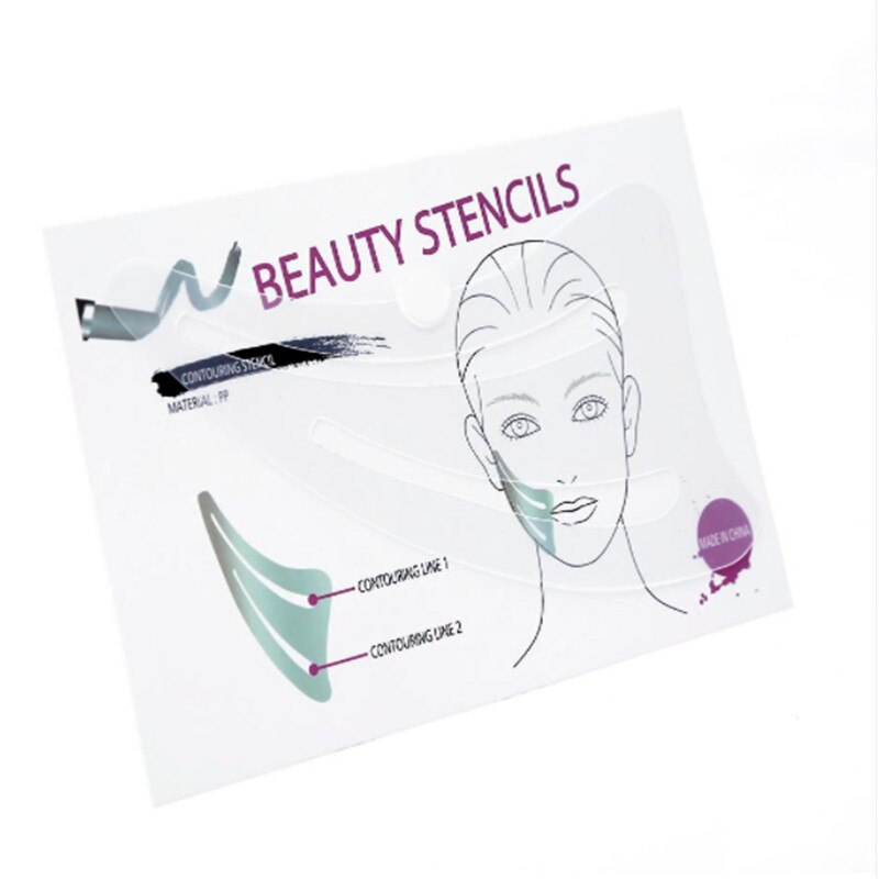 RORASA 3Pcs Face Contour Stencil Eyebrow Template ... – Grandado