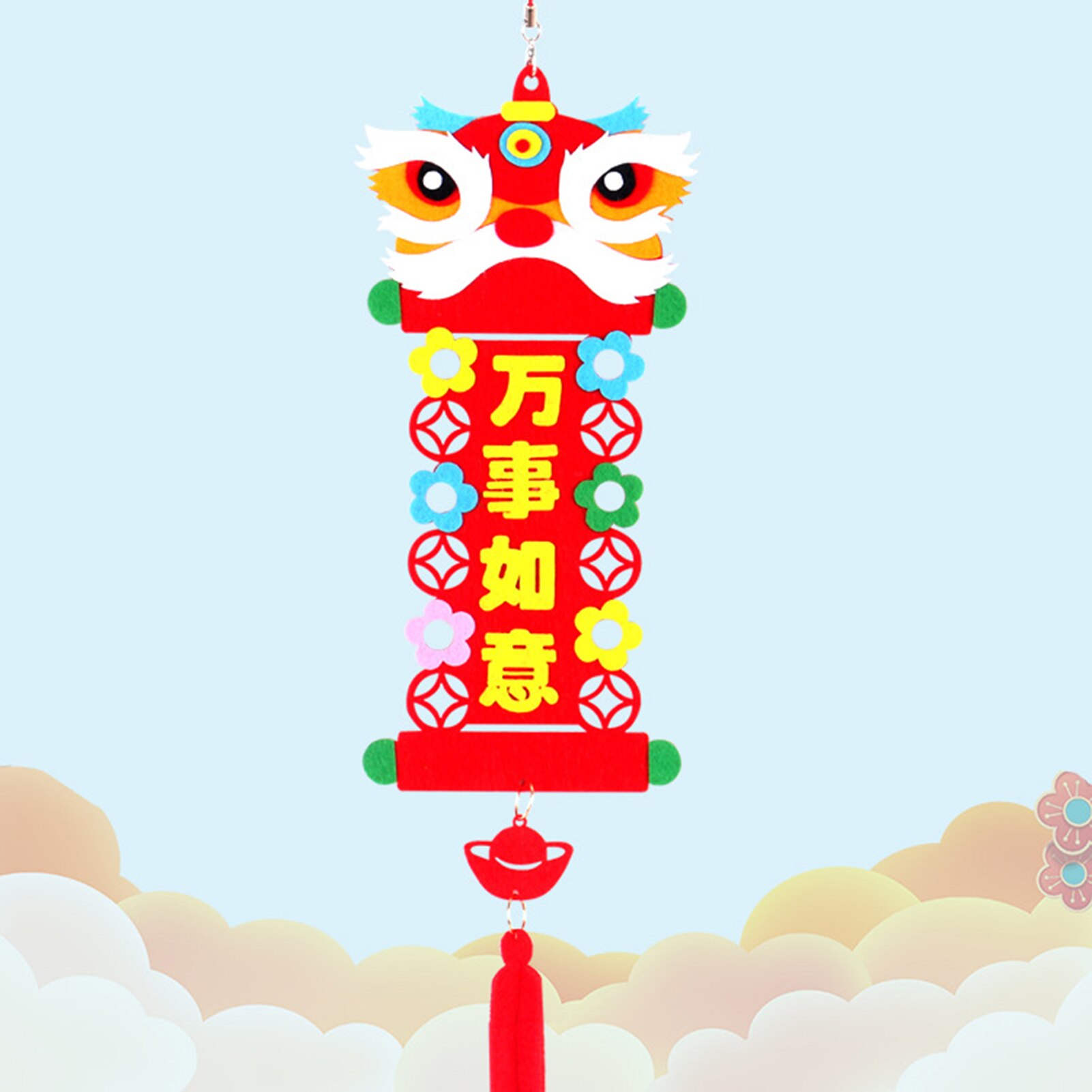 Non-woven Kids DIY Handmade Crafts Chinese Year Ha... – Grandado