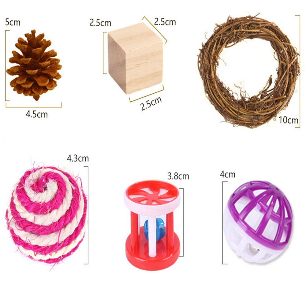 11pcs Hamster Play Toys Swing Climb Boredom Breake... – Grandado