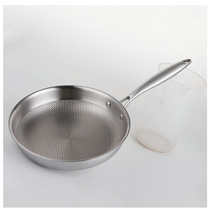 Frying Pan Stainless Steel Five-layer Pans Dot Tex... – Grandado