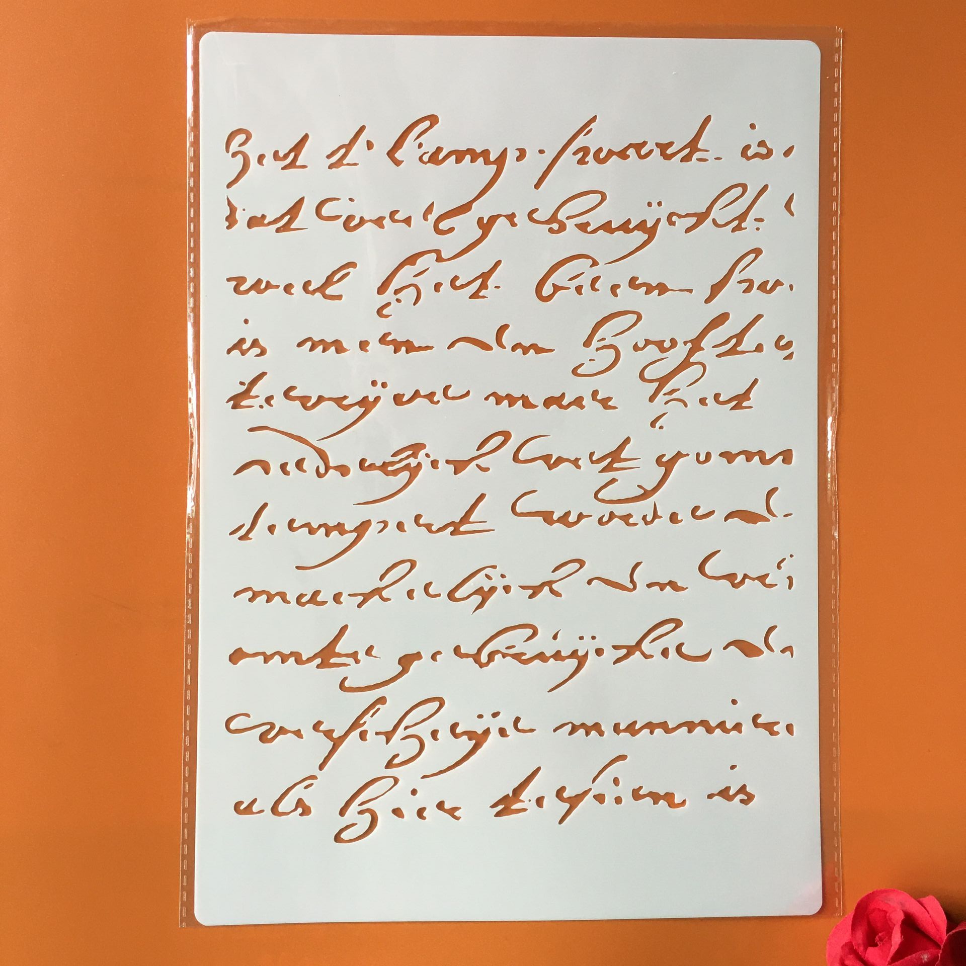 A4 29 *21cm Letter text DIY Stencils Wall Painting... – Grandado