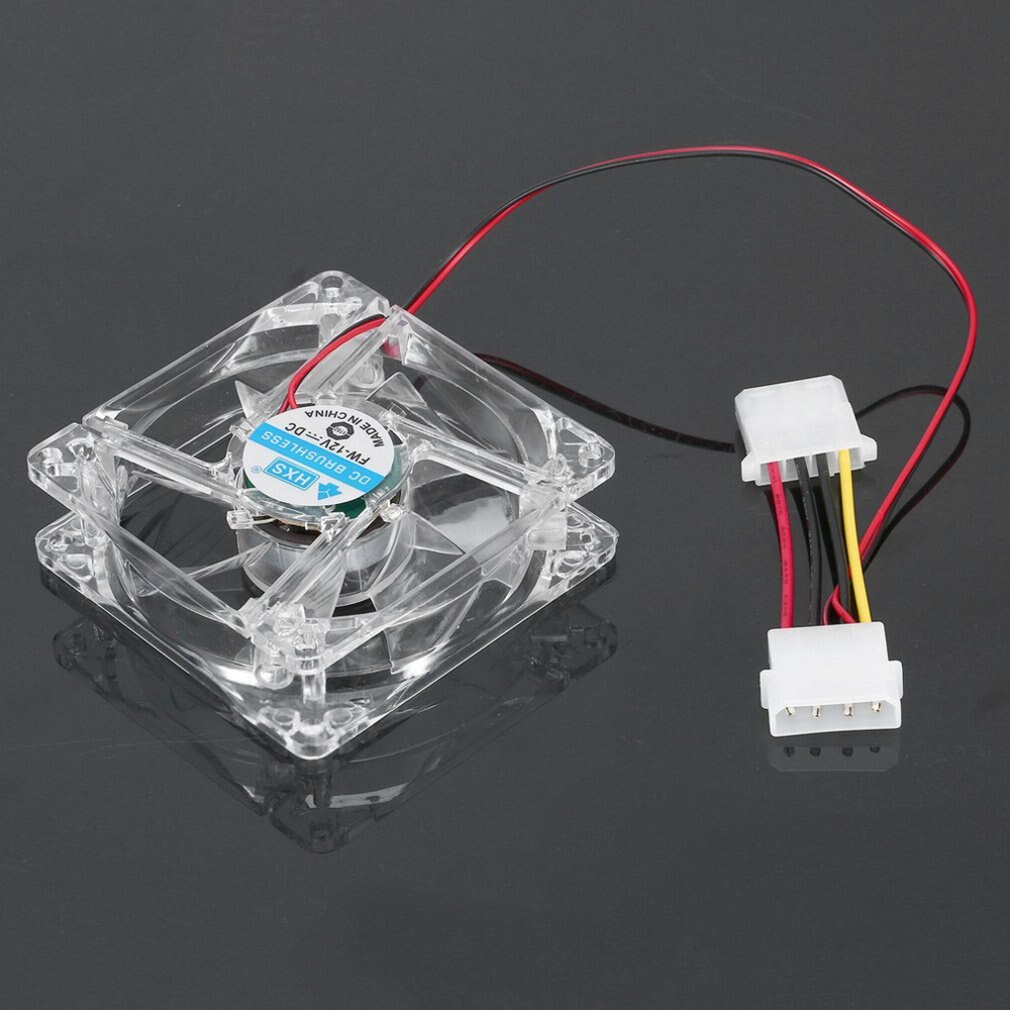 Koelventilator Pc Computer Fan Quad 4 Led Licht 12... – Grandado