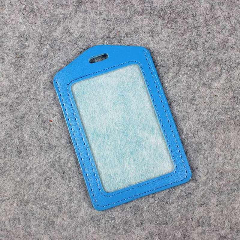 Light Blue Vertical Pu Leather Transparent Badges ... – Grandado