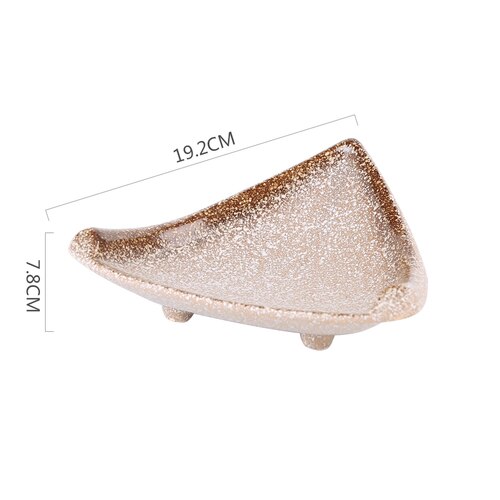 Japanese sushi plate ceramic dessert plate irregul... – Vicedeal