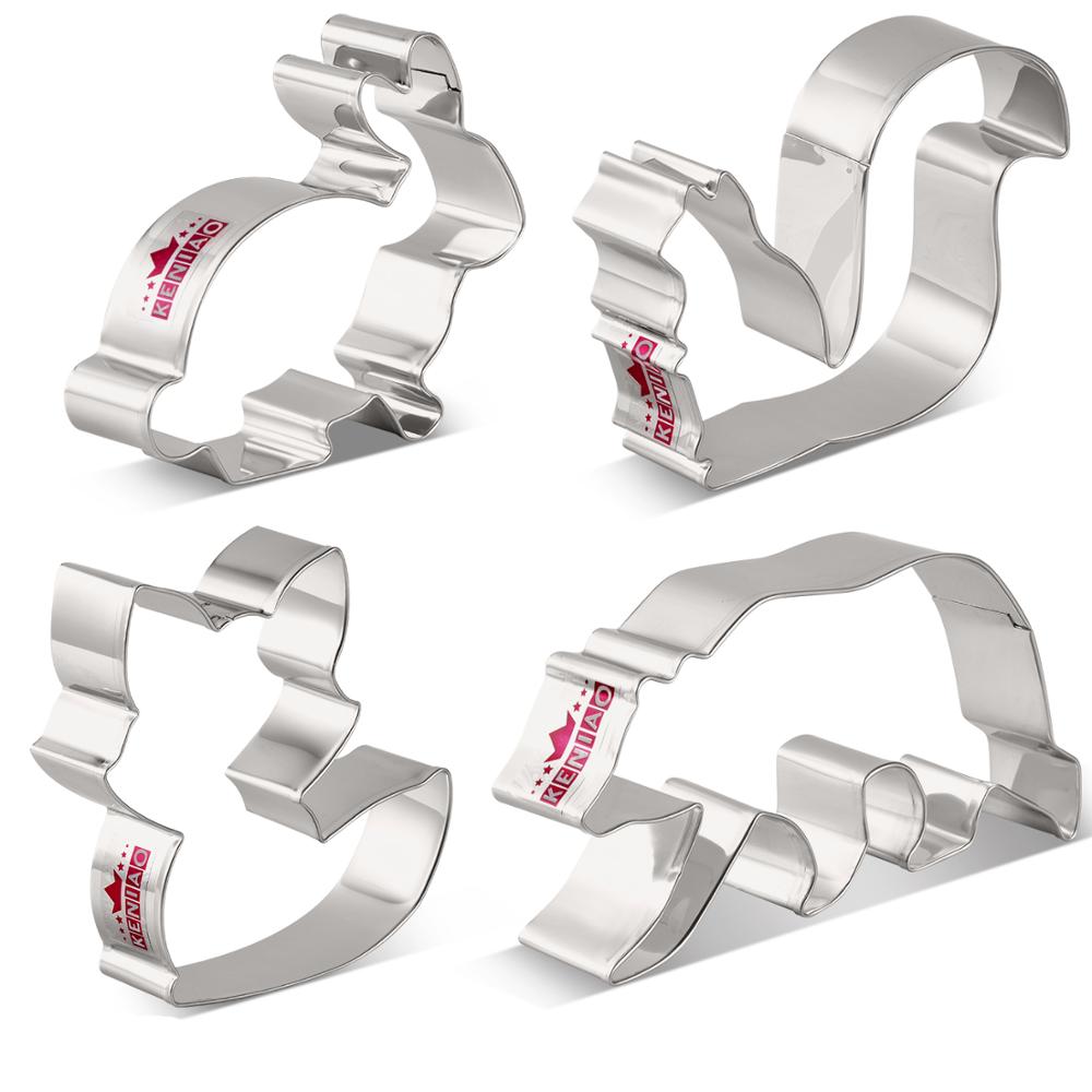 KENIAO Woodland Cookie Cutter Set - 5 PC - Bunny,F... – Grandado