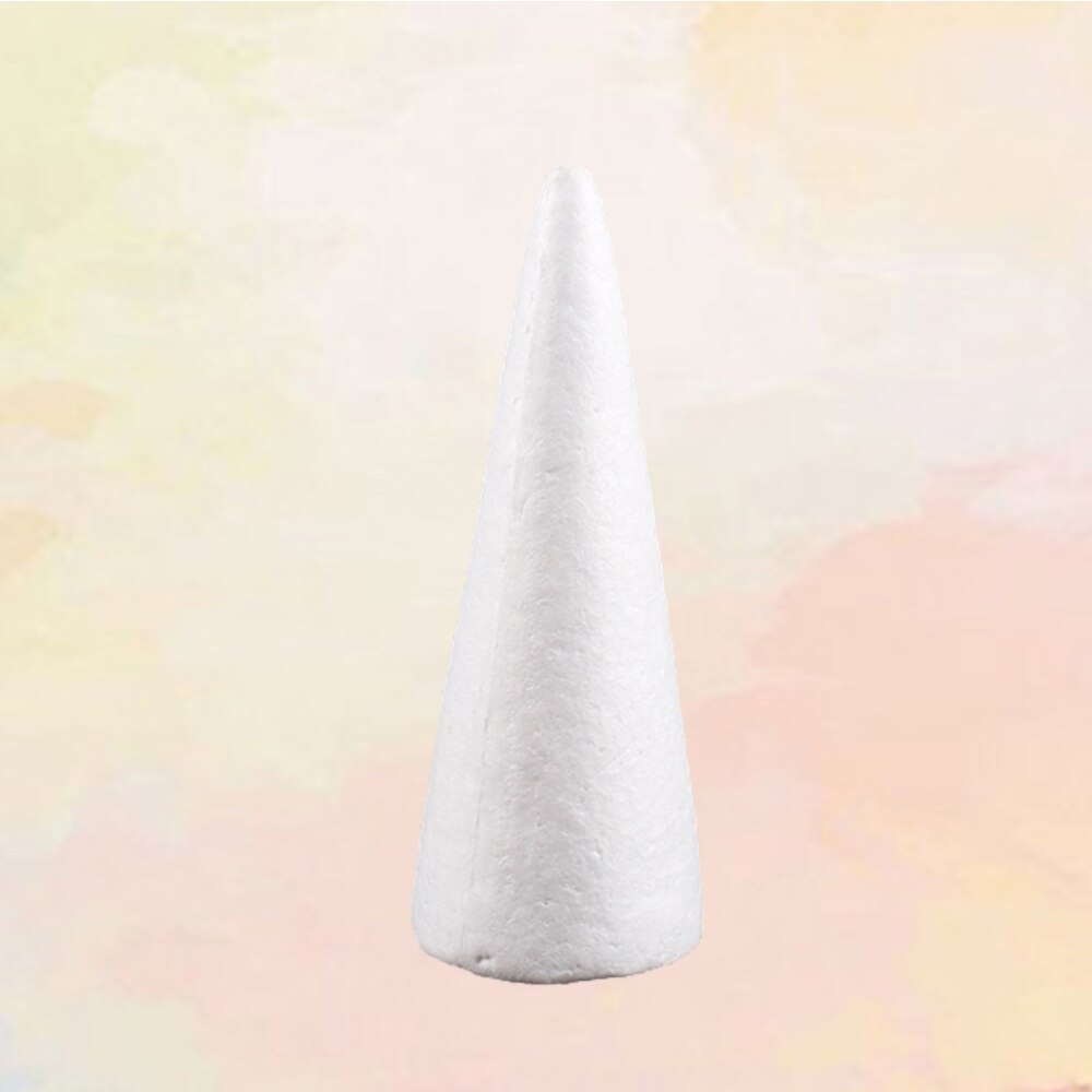 Cono blanco de espuma sólida para manualidades de ... – Grandado