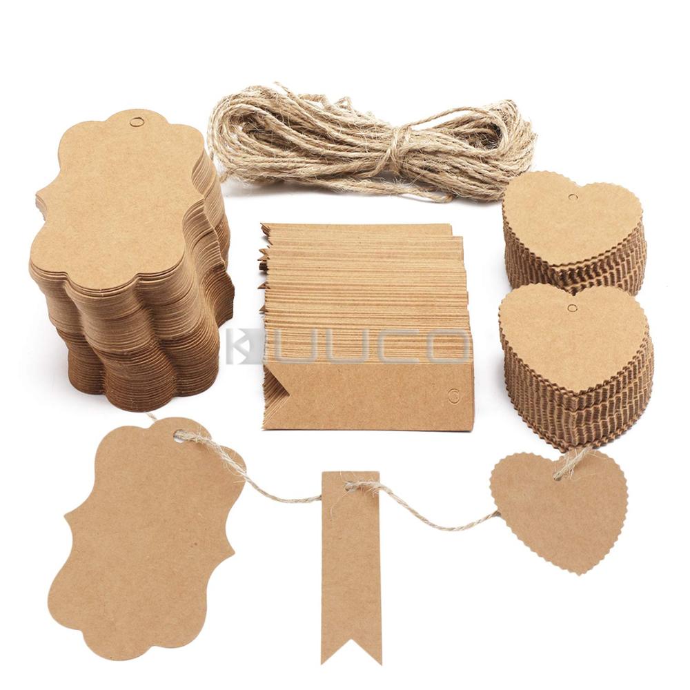 300 PCS/LOTO Paper Tags/Kraft Paper Tags Labels fo... – Grandado