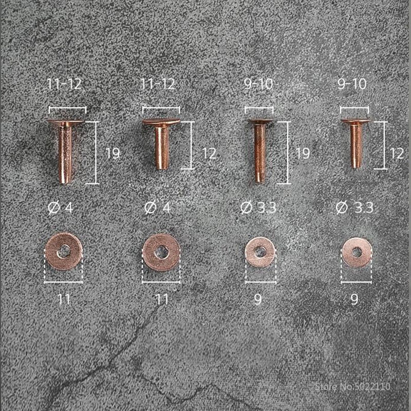 10pcs copper meteorite rivet blank column copper r... – Vicedeal