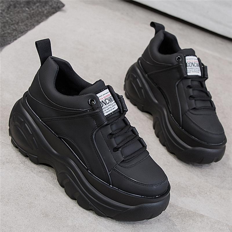 RASMEUP Women High Platform Sneakers White Women's... – Grandado