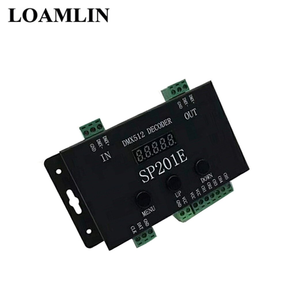 SP201E DMX512 Decoder Controller DC5V-24V 5 Kanal ... – Vicedeal