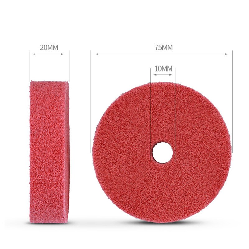 3 Inch Fiber Wiel Polijstschijf Polijsten Pad Poli... – Grandado