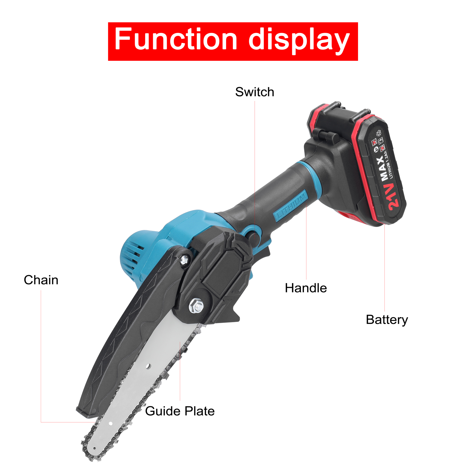 Power Tools 21V 6 inch Electric Pruning Saws Small... – Vicedeal