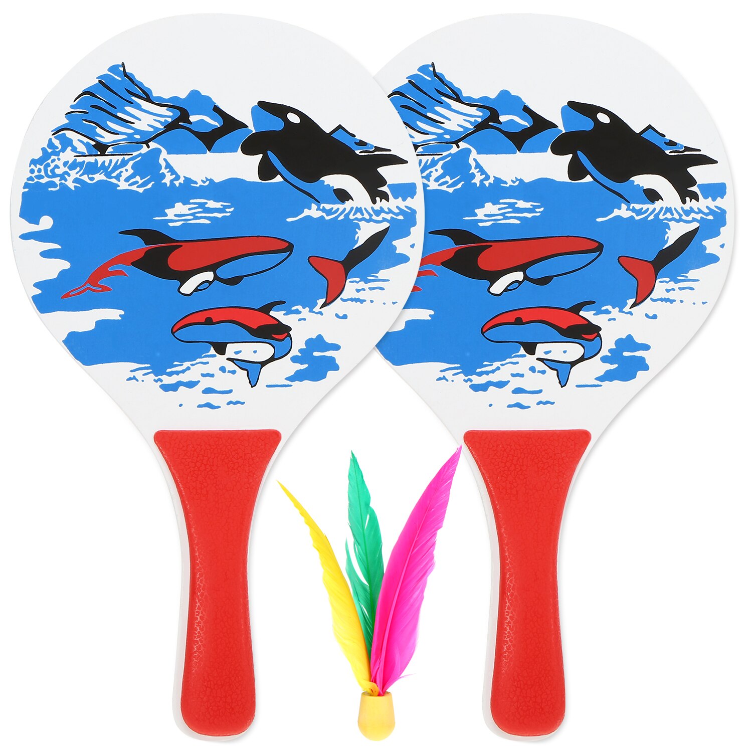 Fun Cricket Badminton Racket Wood Beach Cricket Sh... – Vicedeal