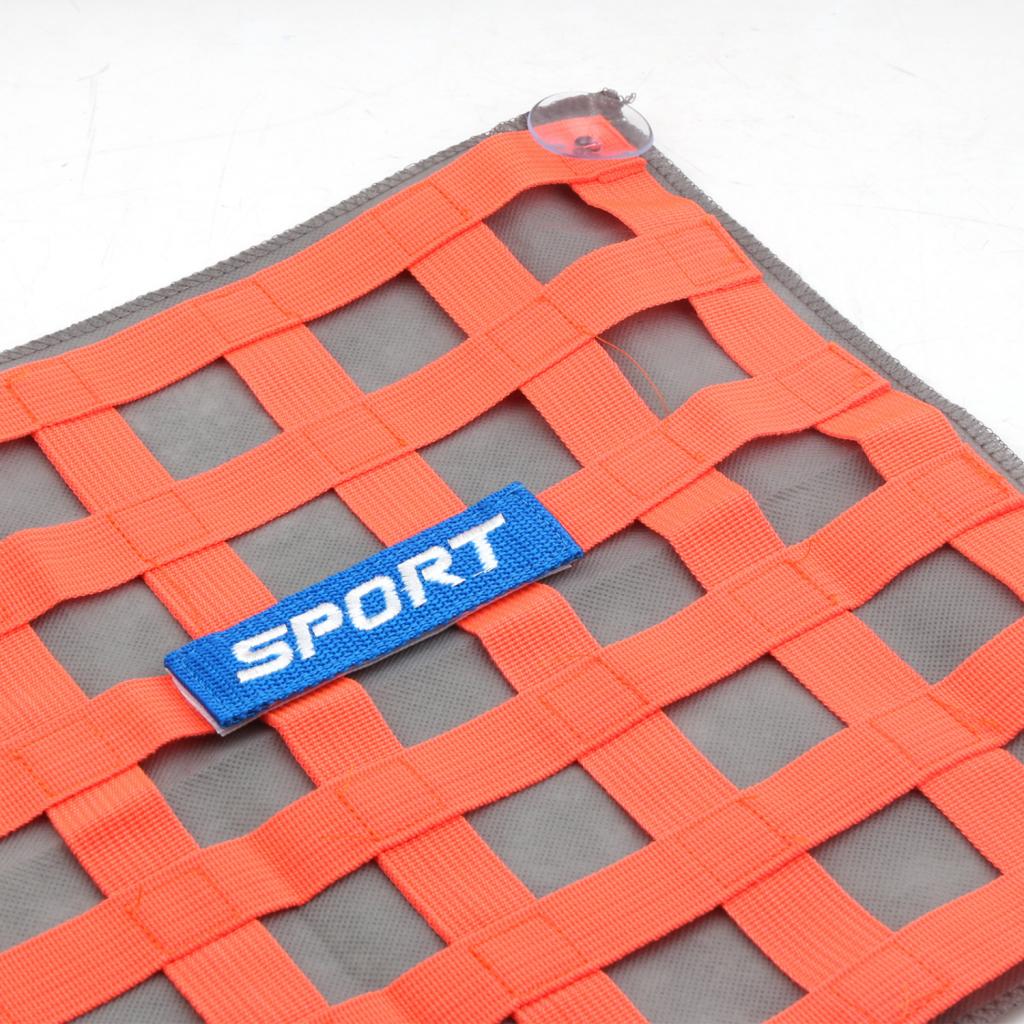 Window Net Ribbon Style Orange 34cm X 34cm Race Ca... – Grandado