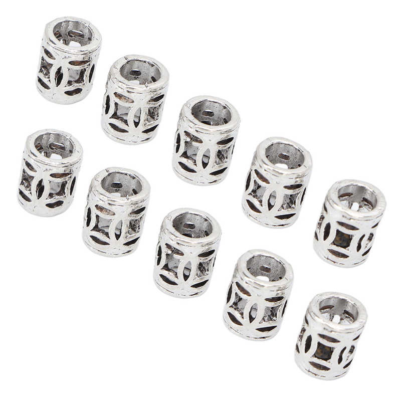 Haar Flechten Ringe perfekt Größe retro Silber- Ba... – Grandado