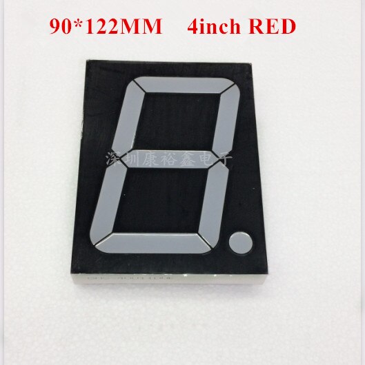4 inch 1 digit red 7 segment led display 40101AS/4... – Vicedeal