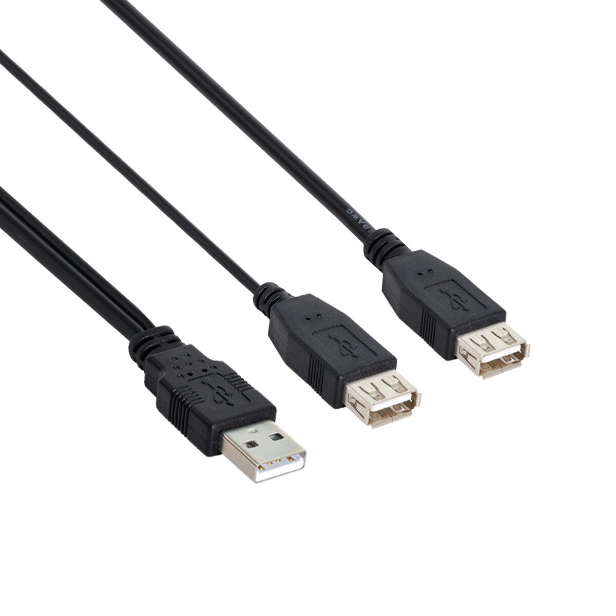 Cablecc CY USB 2.0 A Male to Dual Data USB 2.0 A F... – Grandado