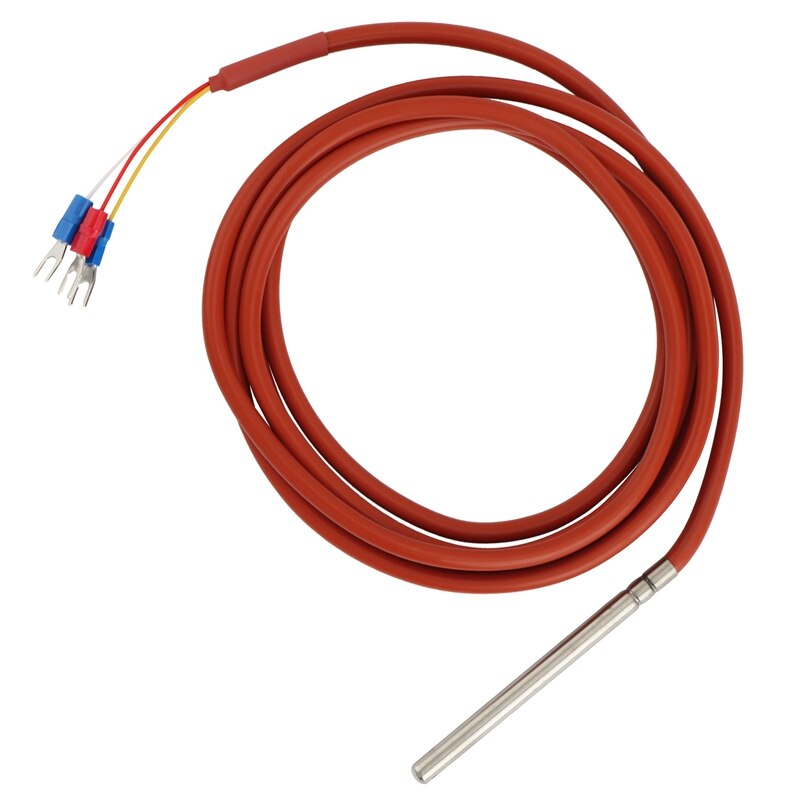 PT100 RTD Temperature Sensor 6mmx80mm Class B 2M S... – Grandado
