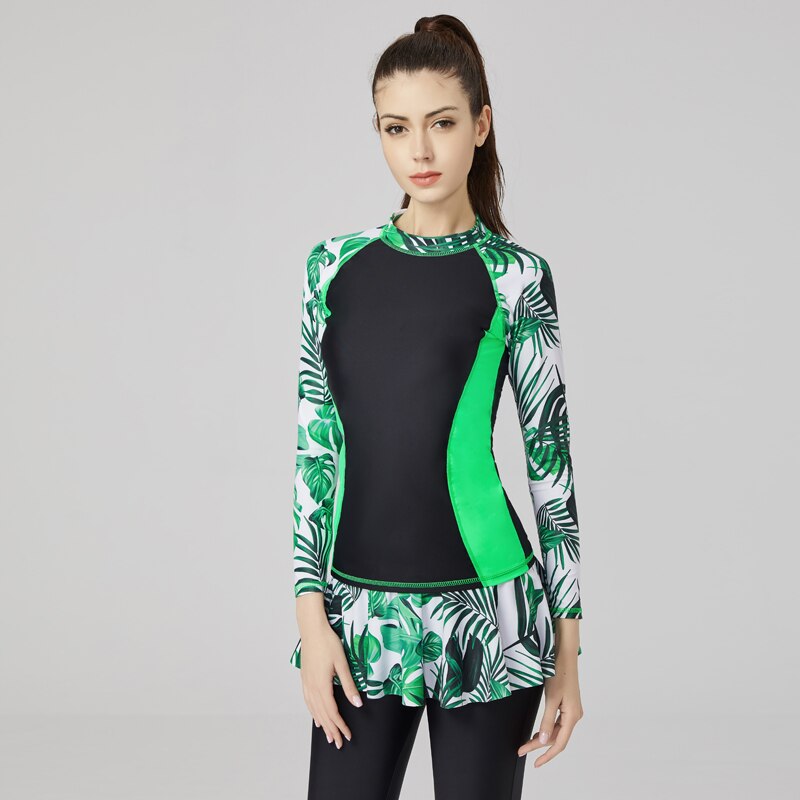 L to 3XL Women Two Pieces Skirt Swimsuit Sports Ba... – Grandado