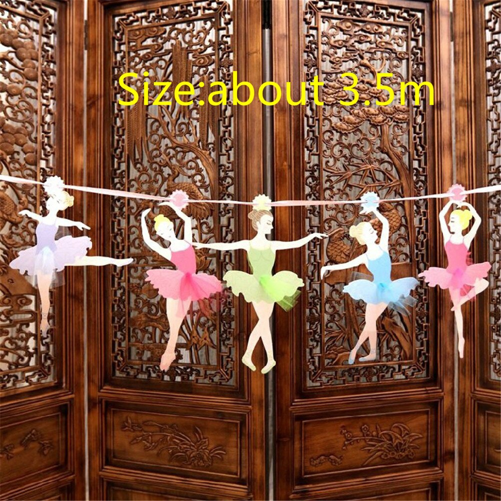 Birthday Party Home Decoration Ballet Dancer Paper... – Grandado