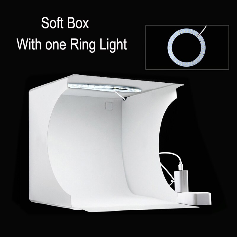 Mini Photobox Studio Led Panel Photo Light Wit Sof... – Grandado