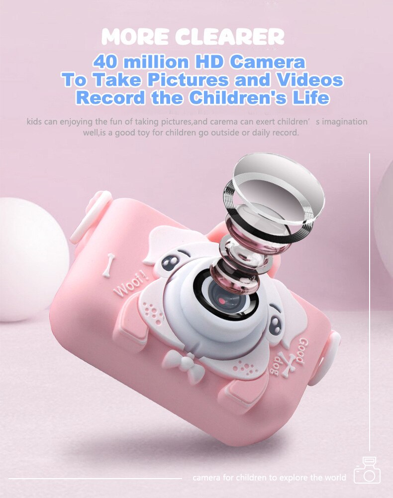 Kids Mini Digital Photo Camera Photography Cute DI... – Grandado