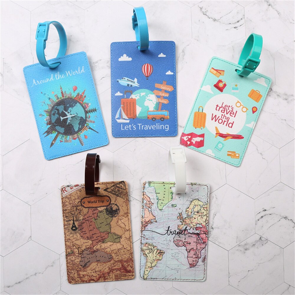 Creatieve Bagagelabel Wereldkaart Reizen Accessoir... – Vicedeal