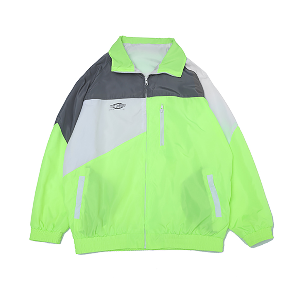 NAGRI Mens Fluorescence Windbreaker Jacket Spring ... – Grandado