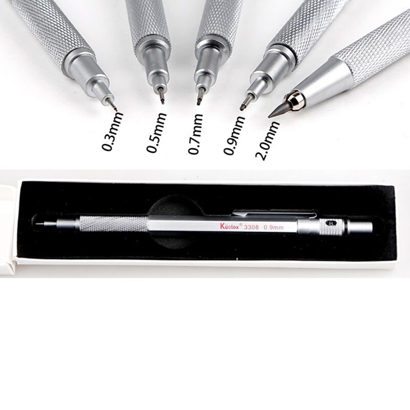 KUELOX Full Metal Mechanical Pencil 0.3/0.5/0.7/0.... – Grandado